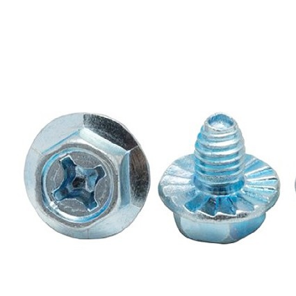 Hex flange Head screw Triangle Bolts Self-Locking Screws hex flange ...