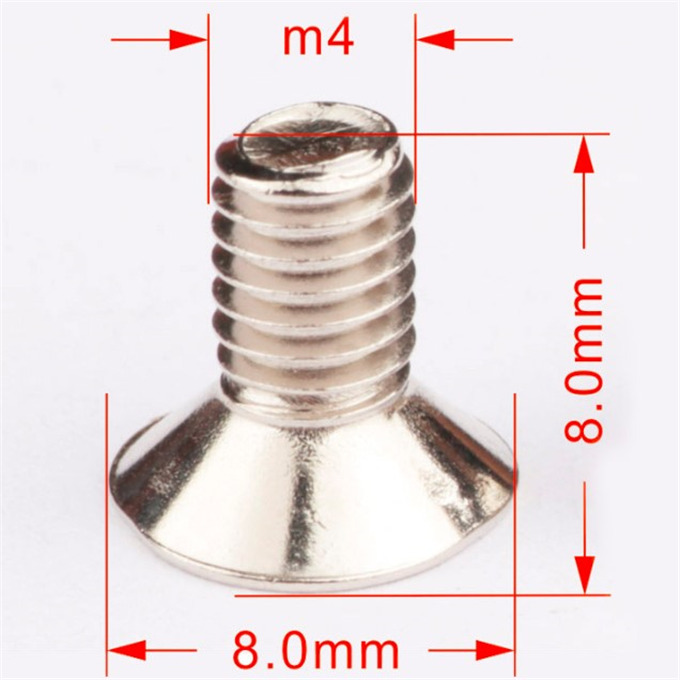 Stainless steel 304 316 Triangle driver flat head micro and miniature ...