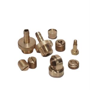 custom cnc machining fittings brass turning parts brass precision parts ...
